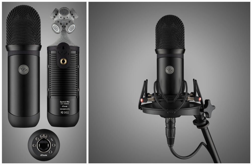 Voyage Audio Announces Spatial Mic Dante 360 Ambisonic Microphone - Voyage Audio
