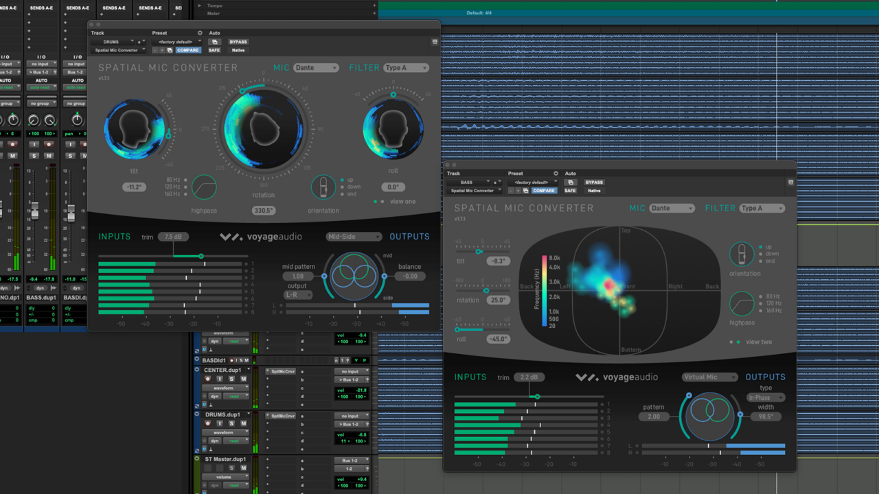 Spatial Mic Converter Plugin Updated To Include New Visualization Modes ...
