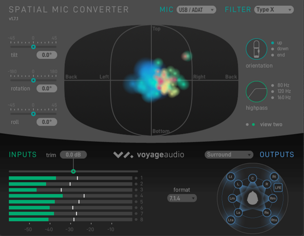Spatial Mic Converter Plugin Updated To Include New Visualization Modes - Voyage Audio
