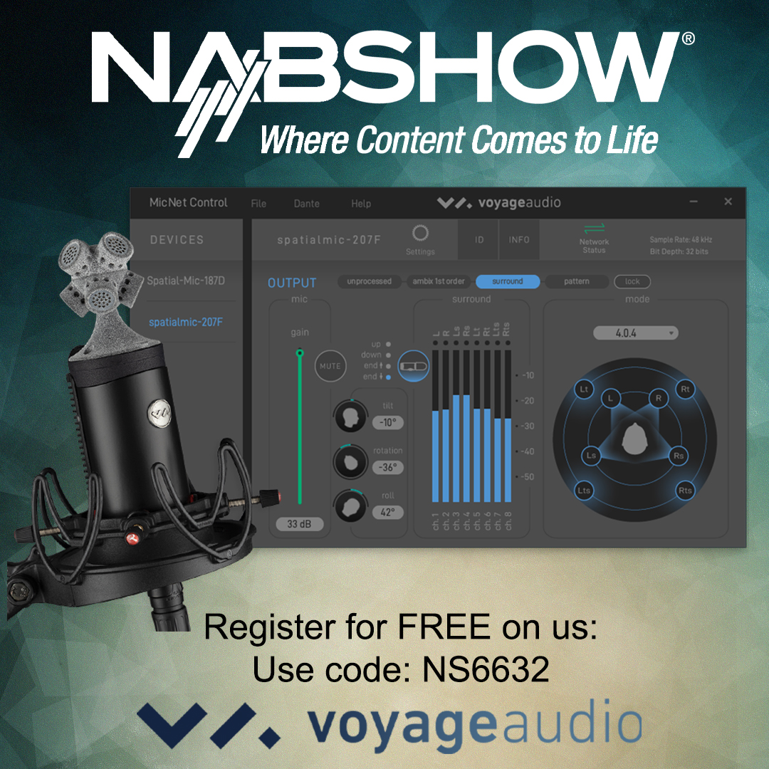 Voyage Audio To Showcase Spatial Audio Capture at NAB 2025, Las Vegas ...